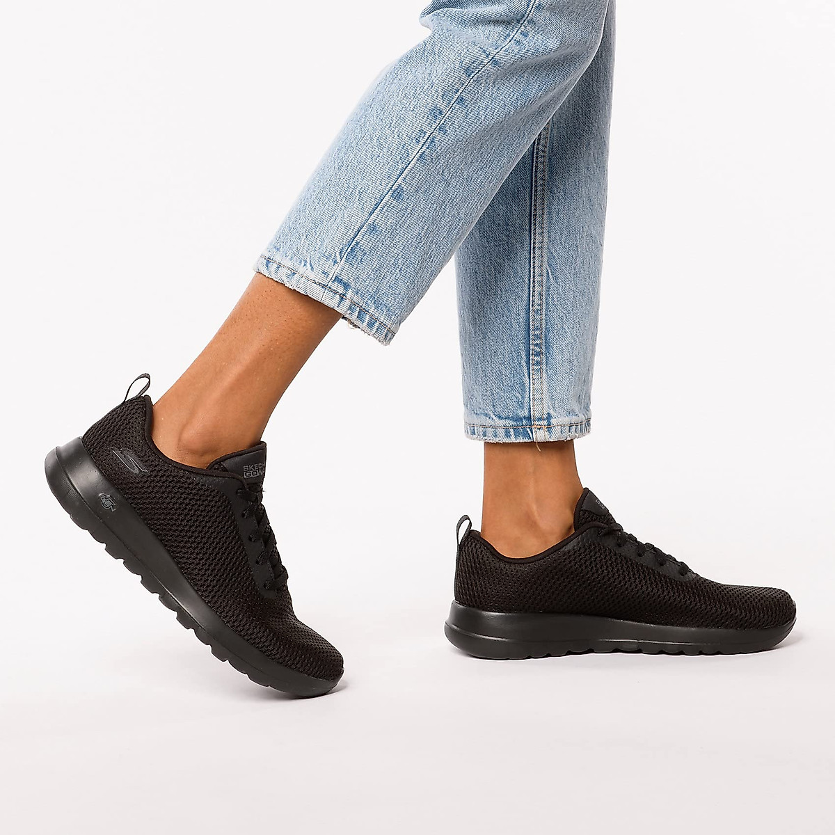 Skechers Women's Go Walk Joy Paradise Shoe, Black, 9 M US