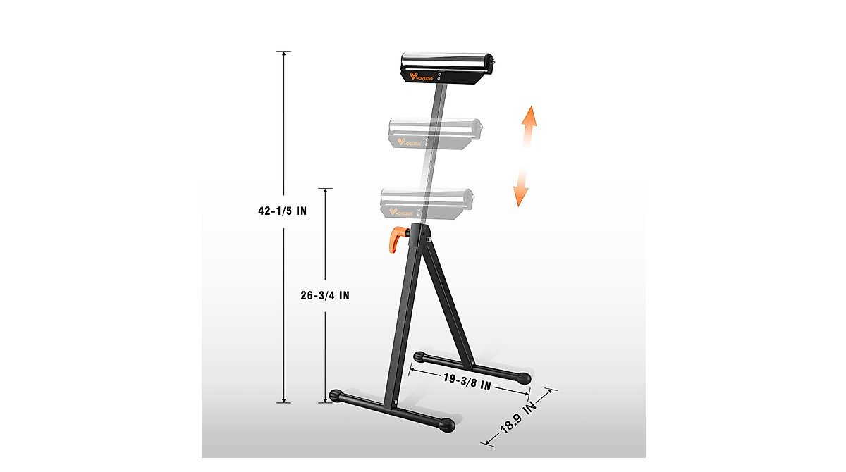 WORKESS Roller Support Stand - 132 Lbs Capacity Twin Pack