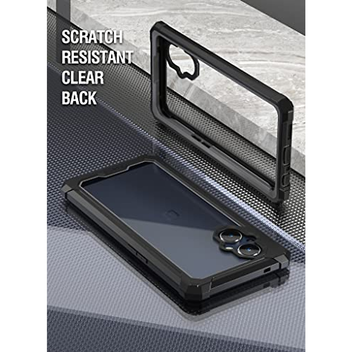 Poetic Guardian Series Case Designed for OnePlus Nord N20 5G, [6FT Mil-Grade Drop Tested], Full-Body Hybrid Shockproof Bumper Cover with Built-in Screen Protector, Black