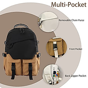 BASICPOWER Middle School Bags for Girls Boys, Lightweight College Backpack for Teens Bookbag Travel Bag