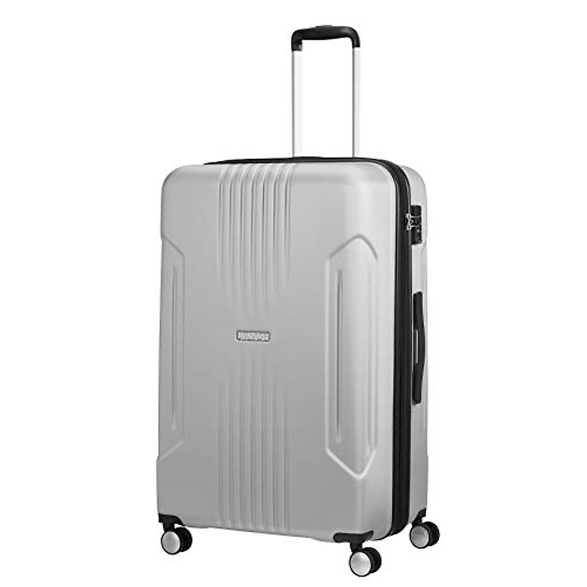 AMERICAN TOURISTER Unisex_Adult Koffer & Trolleys, Silver, L (78 cm-120 L)