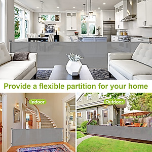 102 Inch Extra Wide Baby Gates Extra Wide Retractable Baby Gates for Doorways Extra Long Retractable Dog Gates for The House Extra Wide Pet Gate Extra Large Baby Gates for Large Openings Child Gate