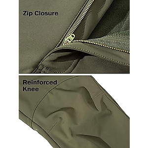 MAGCOMSEN Military Tactical Pants for Men - Fleece Lined Winter Waterproof Snowboarding Hiking Army Pants