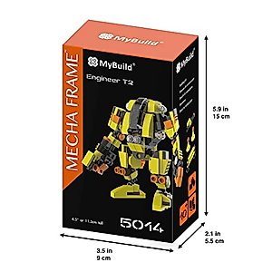 MyBuild Mecha Frame Engineer T2 - Mech Building Bricks, Fun and Engaging Toy Construction Blocks for Building Enthusiasts - 5014