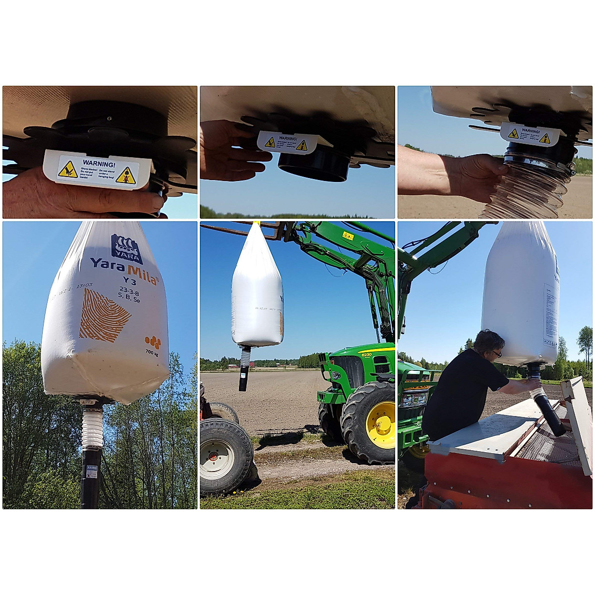 Raimo Big Bag Dispenser/FIBC Bulk Bag unloader, discharger