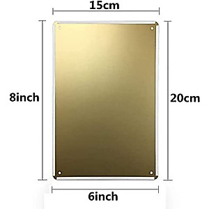 EYSL Techno Raver Drugs R Bad Techno Rainbow Plaque Tin Sign Wall Sign for Home Kitchen Bedroom Coffee Shop Metal Tin Sign Wall Sign Art Deco Plaque Sign 6X8 Inch