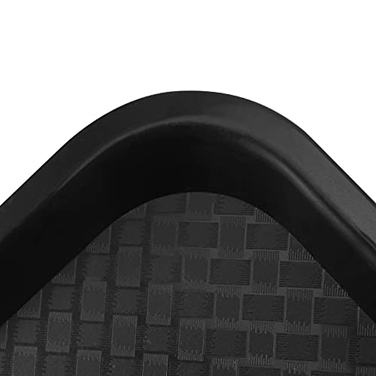 SEUNMUK 6 Pack 12 x 16 Inch Plastic Fast Food Trays, Cafeteria Trays, Scratch-Resistant Black Cafeteria Tray, Fast Food Serving Trays for School, Cafeteria, Restaurant