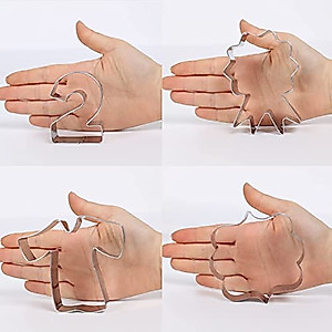 9 Pack 2023 Graduation Cookie Cutters Set - Graduation Cap, Diploma, Medallion, Graduation Gown, Plaque Frame, Number 2023 Biscuit Sandwich Fondant Fruit Cookie Cutters for Baking