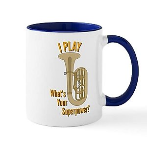 CafePress I Play TUBA Ceramic Coffee Mug, Tea Cup 11 oz