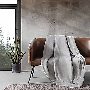 Eddie Bauer Ultra-Plush Collection Throw Blanket - Reversible Sherpa Fleece Cover, Soft & Cozy, Perfect for Bed or Couch, King, Chrome Grey