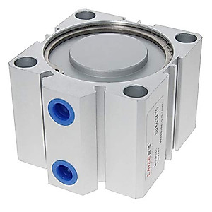 Othmro SDA63 Sealing Thin Air Cylinder 2.48in Bore 0.98in Stroke Double Action Thin Air Cylinder Aluminium Pneumatic Hydraulic Cylinder Pneumatic Small Thin Cylinder for Pneumatic and Hydraulic System