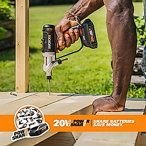 Worx WX176L 20V Power Share Switchdriver 1.5Ah 2-in-1 Cordless Drill & Driver