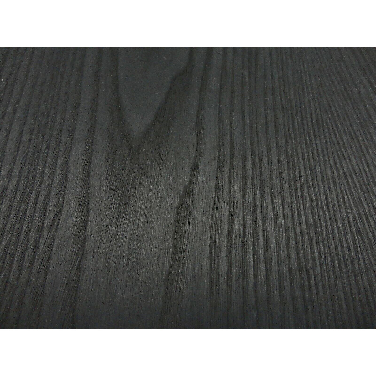 Oak Black Dyed Flat Cut Wood Veneer 24" x 24" with Paper Backer 1/40" Thickness