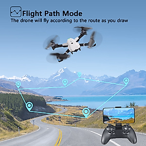 Drone with Camera for Adults & Kids,ATTOP Skyquad Drone Foldable 1080P FPV Drone w/3 Batteries & Carrying Case,RC Quadcopter of 30 Mins Flight Time,120°FOV,Voice&Gesture Control,One-key Return,3D Flip