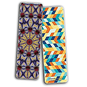 Colorful Patterns Optical Bookmarks Series 2 (30 Pack)