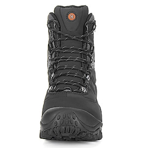 XPETI Men’s Thermator Mid-Rise Waterproof Hiking Boot Insulated Non-Slip Black 13