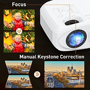 CRAZVIEW Projector, 5G Portable Video Projector with WiFi and Bluetooth Function, 9500L Outdoor Projector Native 1080P Support 350 Inch Display, Compatible with Android/iOS/TV Stick/Computer