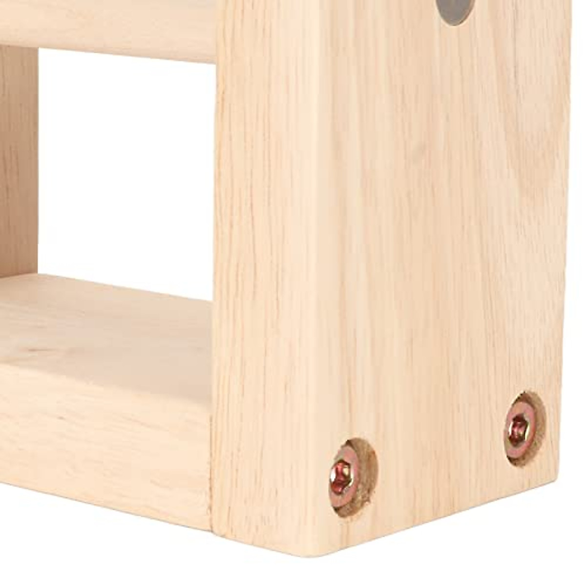 Emoshayoga Yarn Ball Holder, Widely Used Crochet Yarn Holder Solidwood Easy Assembly Rotatable Sturdy Durable for Sewing