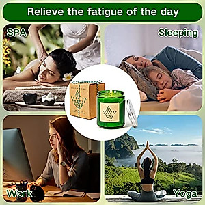 LA BELLEFÉE Scented Sachets Gift Set 14 Packs Linen Scent + Scented Candle