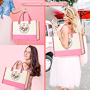 11PCS Christian Gifts for Women Faith, Inspirational Gifts for Women, Pink Birthday Spiritual Religious Basket Set,Self Care Get Well Soon Baskets for Mom,Friends,Wife,Girlfriends