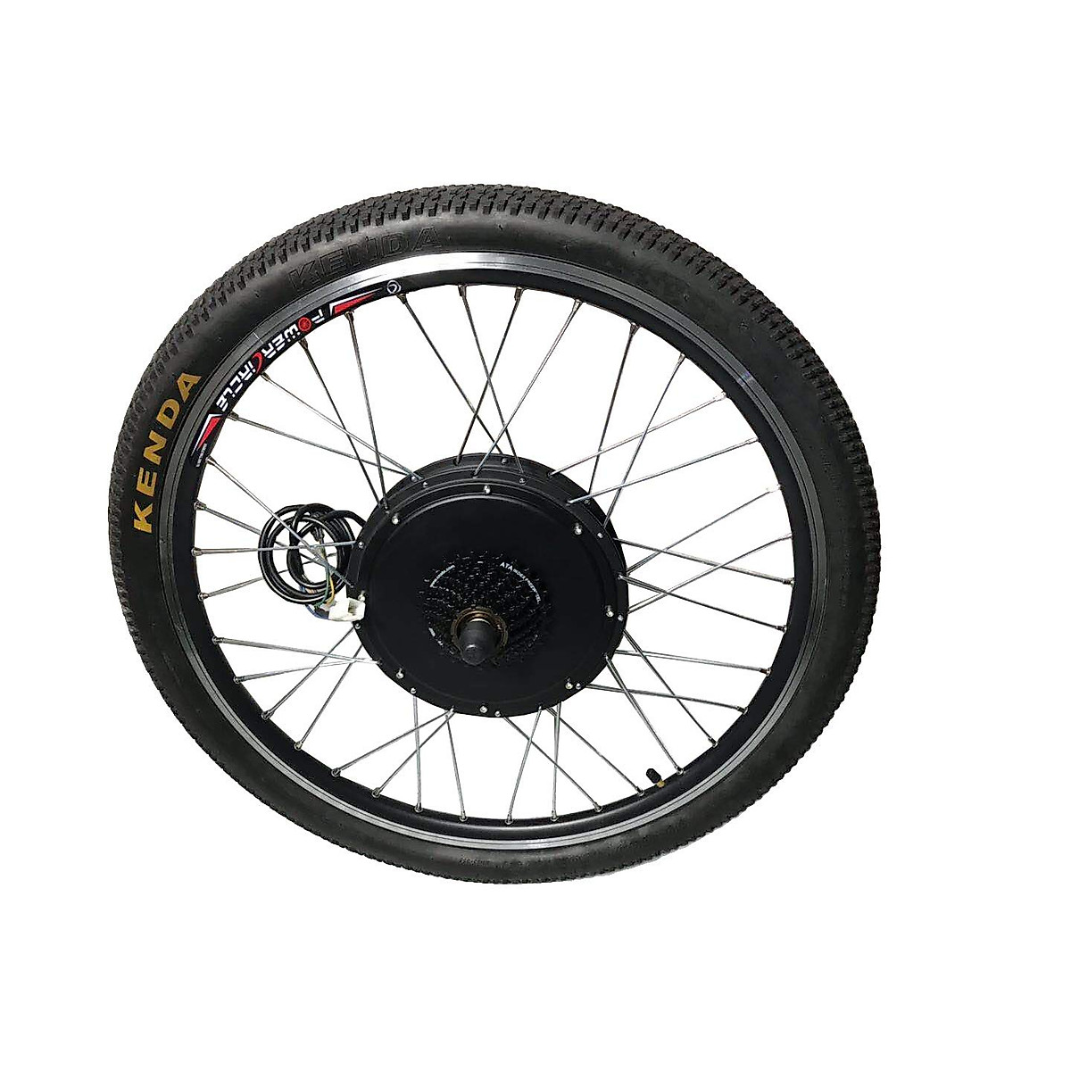 NBPOWER Electric Bike Kit 26inch Rear Hub Motor,48V E-Bike Kit 1500W Wheel Motor Electric Bicycle Conversion Kit with 7S flywheel and LCD Display