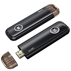 DARLYOR Wireless HDMI, Portable Wireless HDMI Transmitter and Receiver Extender (165Ft),5G/2.4G HDMI Adapter Converter for Streaming Video from Laptop/PC to Monitor/Projector/HDTV, Plug and Play