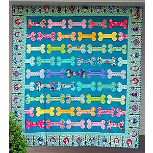 Tula Pink for Free Spirit Besties Treading Water W/Metallic Gold, Fabric by The Yard (Blossom)