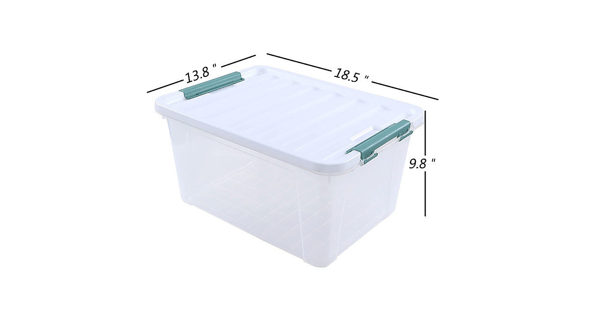 Xyskin 35 Quart Storage Bins - Set of 6 for Efficient Organization