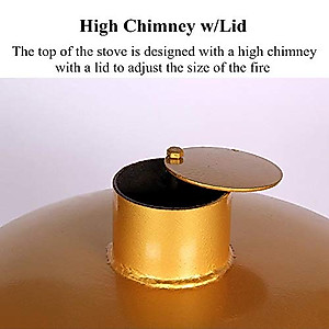 NEWCES Safety Certification Big Charcoal Barbecue Grill BBQ w/2 Grids Adjustable Ventilation Barbecue Smoker Grill for Picnic Camping Garden & Beach Party