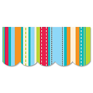 Creative Teaching Press Stripes and Stitches Border (1040)