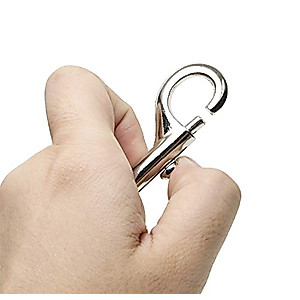 PENTA ANGEL 4Pcs Dog Leash Clasp Heavy Duty Snap Hooks Clips Pet Leashes Key Chain with Spring Buckle for Linking Pet Collar (4 PCS)