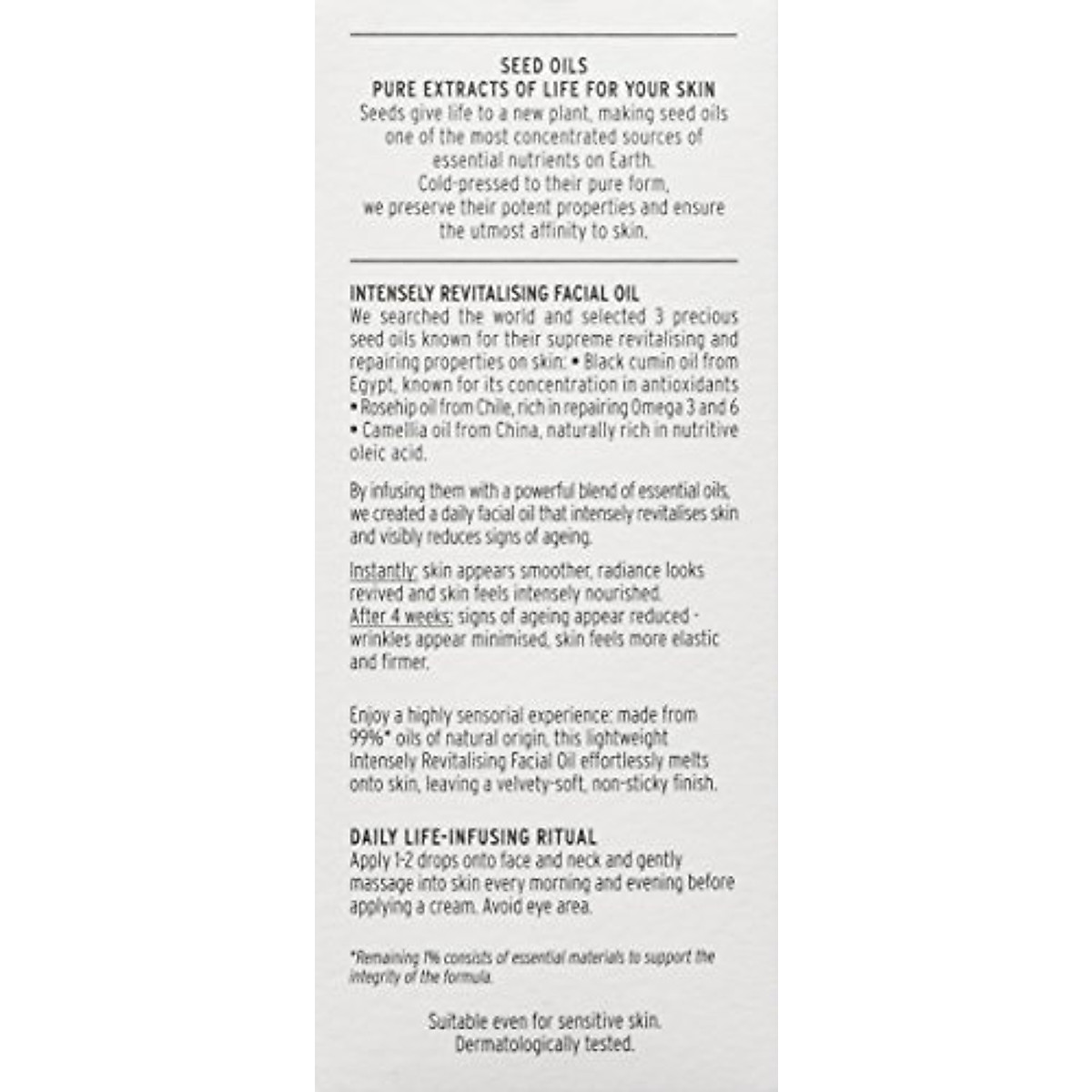 The Body Shop Oils Of Life Intensely Revitalizing Facial Oil, 1 Fl Oz (Vegan)