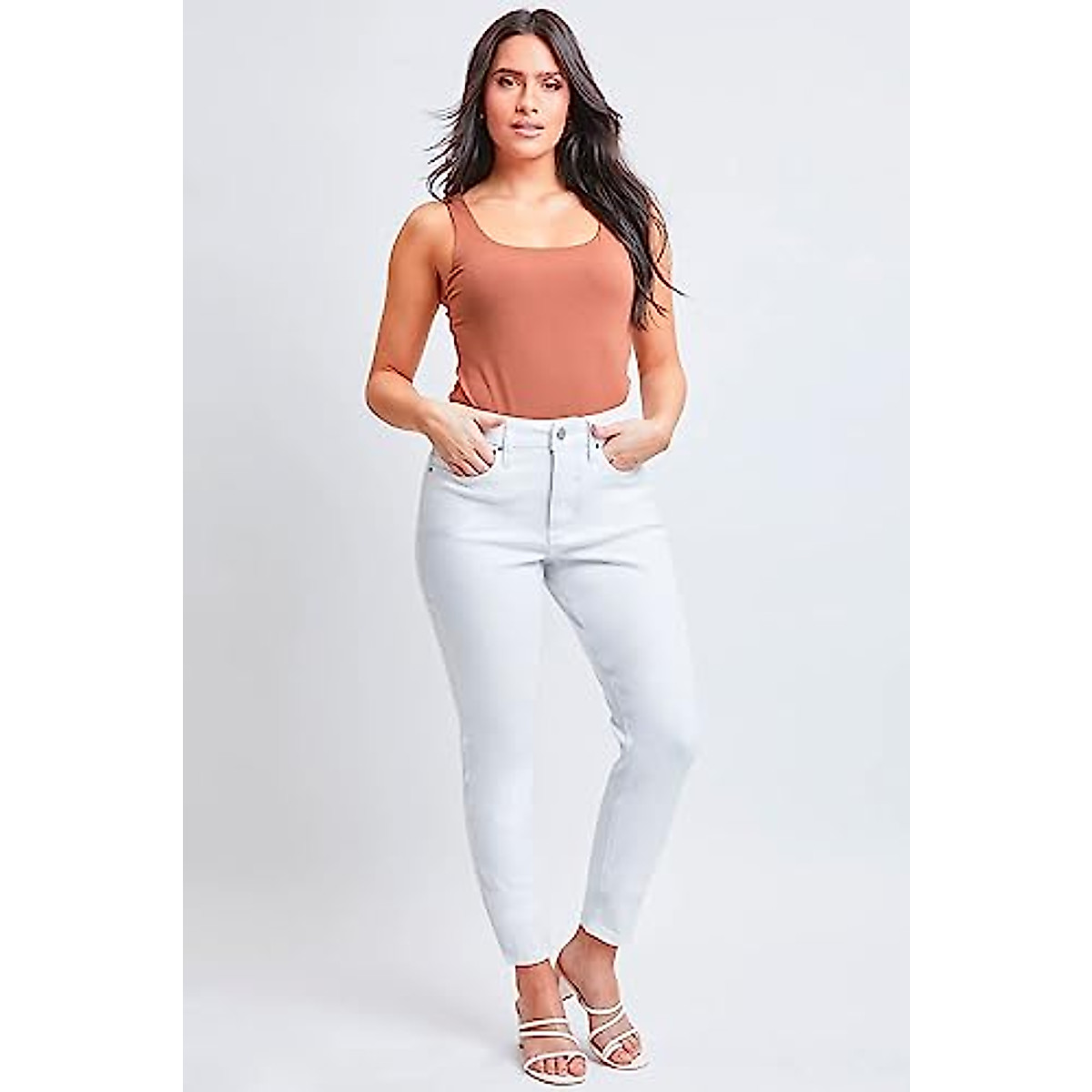 Women's Vintage Dream High Rise Skinny Jeans, White, 08