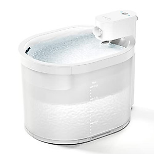 uahpet Cat Water Fountain, Wireless & Battery Operated 67oz/2L Automatic Pet Water Fountain for Cats, Dogs, Multiple Pets