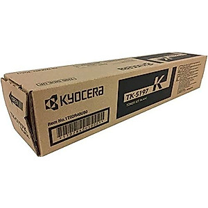 Kyocera 1T02R40US0 Model TK-5197K Black Toner Cartridge For use with Kyocera TASKalfa 306Ci A4 Color Multifunctional Printers, Up to 15000 Pages Yield at 5% Average Coverage