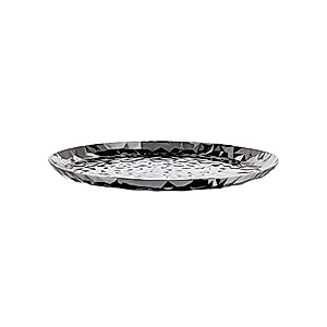 Alessi "Joy n 3" Round Tray in 18/10 Stainless Steel Mirror Polished, Silver