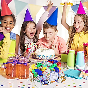 24Pcs Dinosaur Bubble Wands, Dinosaur Birthday party favors, Bubbles for Kids,Outdoor Toys, Goodie Bags Filler, Bubble Blowing Toys,Prize Boxes.(with 24 Gift Cards)