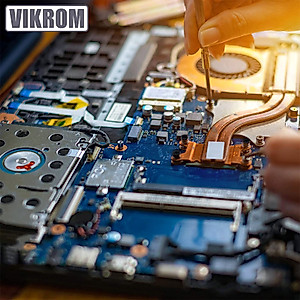 50Pcs Computer Case Fan Screws M5x10mm PC Fan Mounting Screws - CPU Radiator Fan Screws Case Cooling Cooler PC Fan Mount Screws - Black Self Tapping Screws