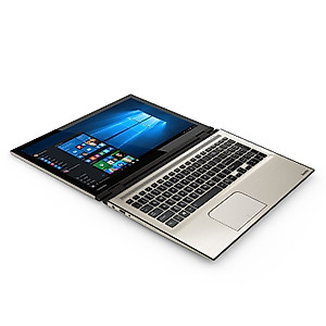 2016 Generation Toshiba Satellite Fusion 15.6" 2-in-1 Convertible Full HD IPS Touchscreen Laptop, Intel Core i7-6500U, 8GB RAM, 256GB SSD, HDMI, Backlit Keyboard, Webcam, Windows 10