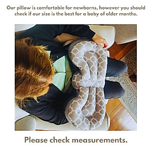 bodreamz Nursing Pillows for Breastfeeding, Butterfly Style Adjustable and Multi-Layer, Breastfeeding Pillows for Newborns Made of Composite Fiber and Cotton, Includes 3 Ultra-Soft Baby Towels