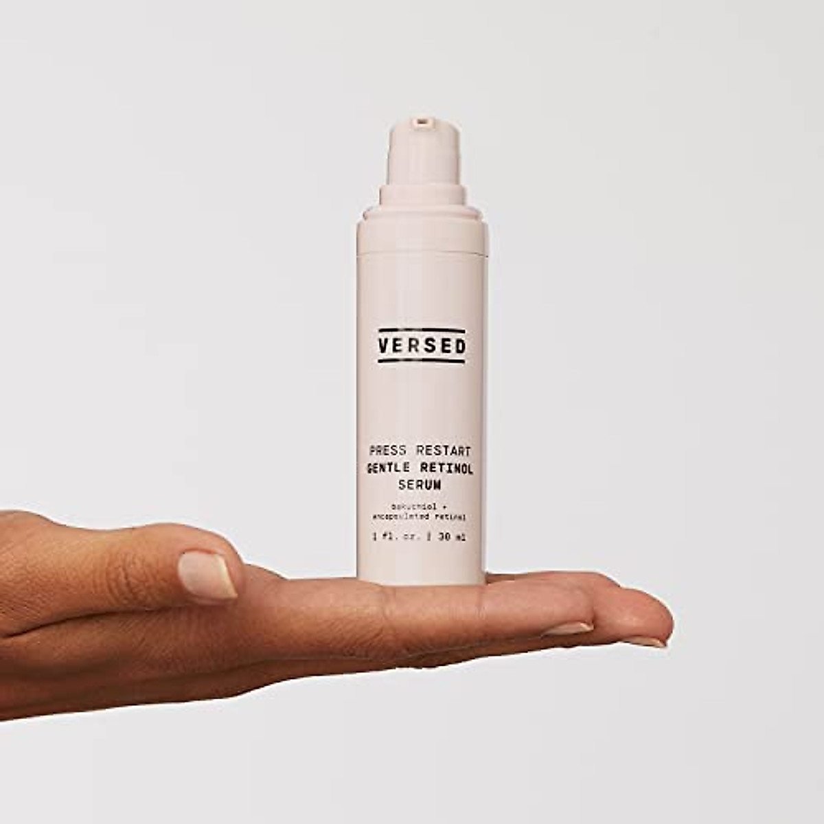 Versed Press Restart Gentle Retinol Serum - Creamy, Non-Drying Serum for Sensitive Skin - Microencapsulated Retinol Helps Even Skin Tone & Improve Appearance of Fine Lines - Vegan (1 fl oz)