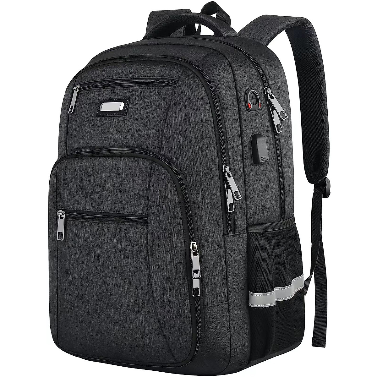 Travel Laptop Backpack, 17 Inch Extra Large College School Bookbag,RFID Anti Theft Slim Business Airplane Approve Laptops Backpack with USB Charging Port, Computer Bag for Women Men Fits Notebook