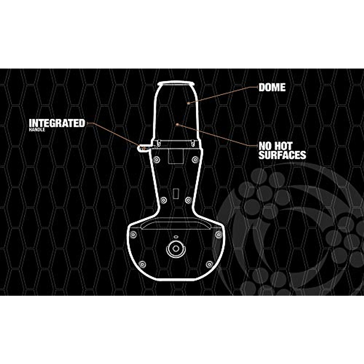 Wobble Light 111206 Wobbel Light LED, Yellow/Black