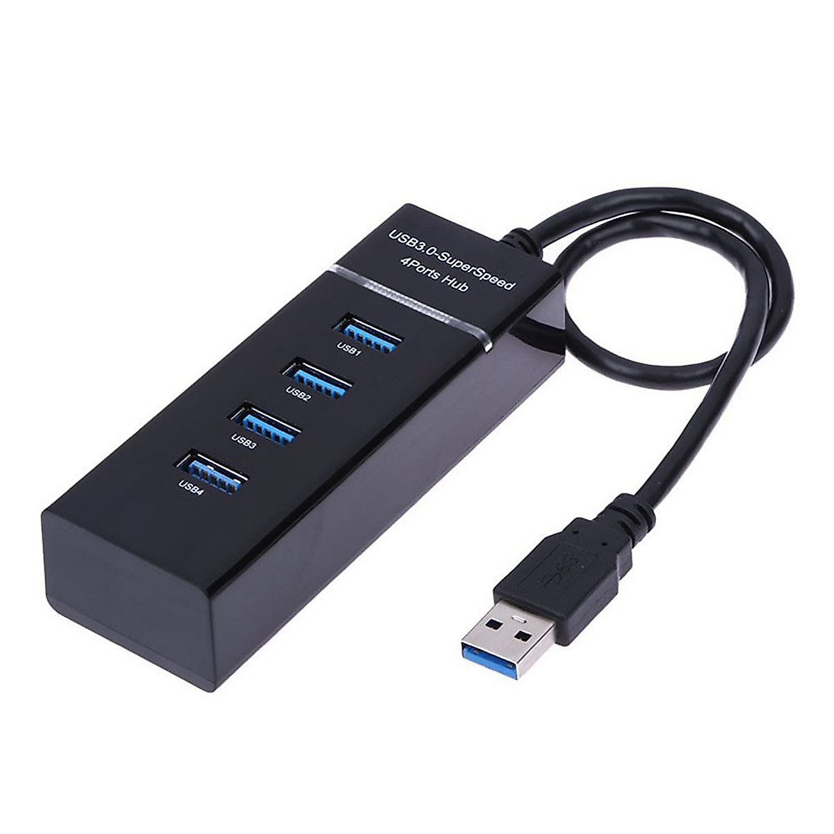 XBOSS C8 4 Port USB 3.0 Hub High Speed 5Gbps Transfer Speed Lightweight USB Cable Adapter for PS4/PS4 Slim/Ps4 Pro/XBOX ONE/XBOX360/Computer Laptop PC