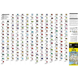 National Geographic World Map (folded with flags and facts) (National Geographic Reference Map)