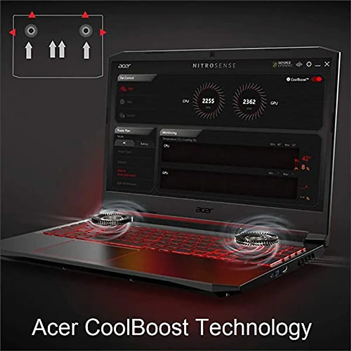 2022 Acer Nitro 5 15.6'' FHD 144Hz Gaming Notebook, Intel Core i5-10300H Processor, NVIDIA GeForce GTX 1650, WiFi 6, DTS X Ultra Audio, Backlit Keyboard, Win 10 Home (16GB RAM | 1TB SSD), Black