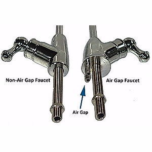 Oil Rubbed Bronze Reverse Osmosis Air Gap Faucet Lead-Free 100% Safe by KleenWater Tall Loop Style fits 1/4" and 3/8" Tube, IAPMO Certified