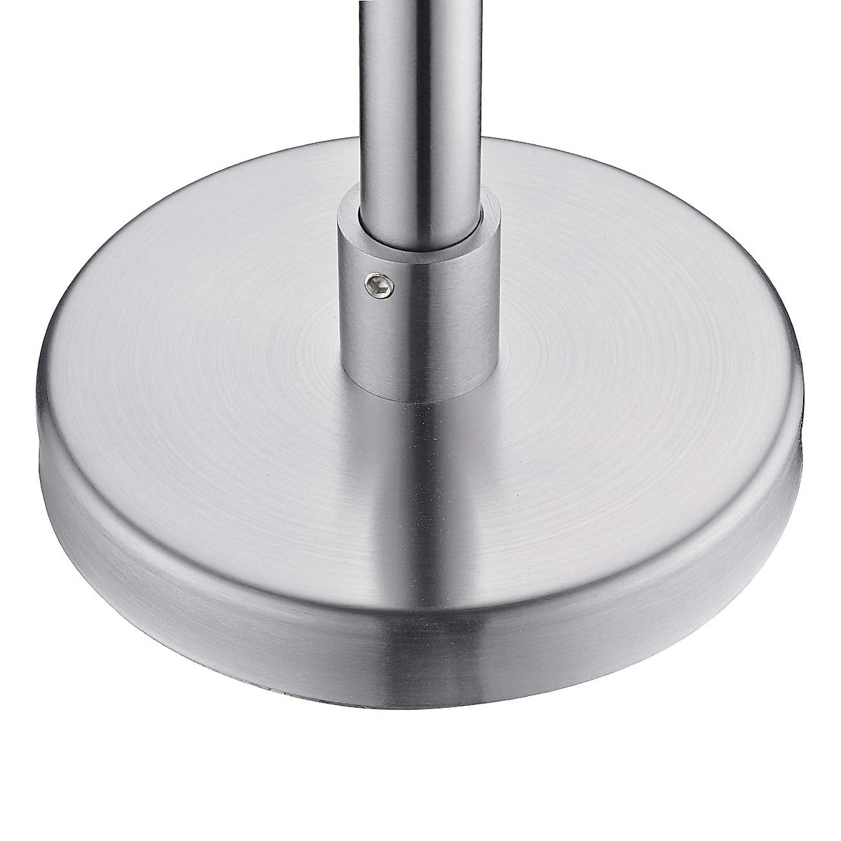 Miyili Freestanding Countertop Towel Holder for Bathroom Kitchen T-Shape Hand Towel Tree Rack, Brushed Stainless Steel Finish, E01N