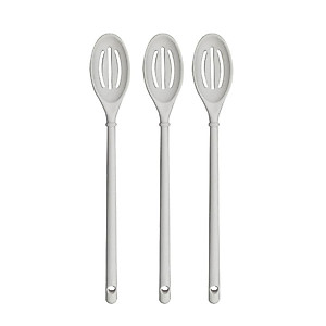 Generic Pack of 3 Fruit Salad Stirring Utensils Convenient Plastic Fruit Salad Spoons Utensils for Cooking and Dining, normal, White