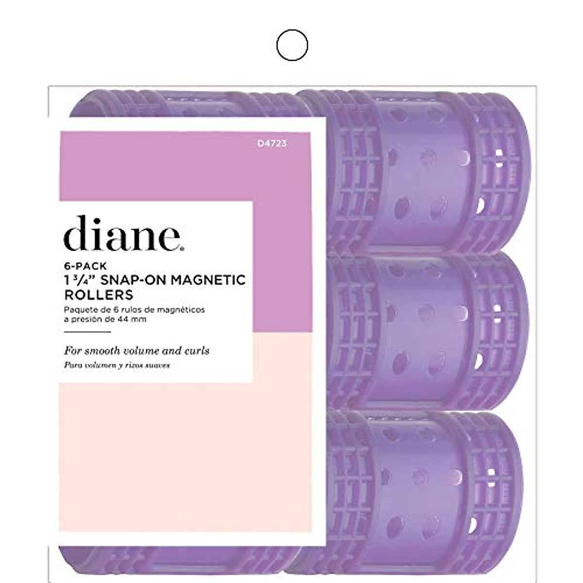 Diane Snap On Magnetic Roller, Purple, 1 3/4"